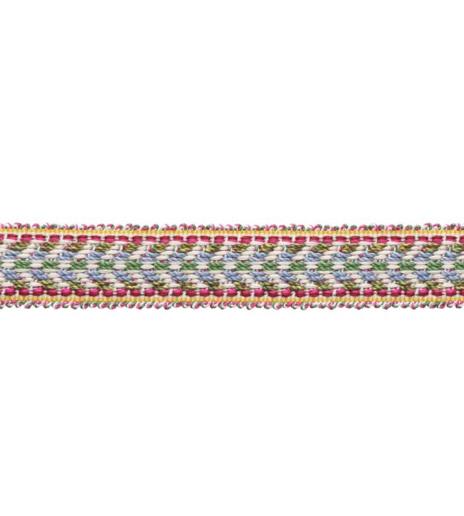 Kaleidoscope Chevron Braid Trimmings in Garland by Samuel & Sons | Jane ...