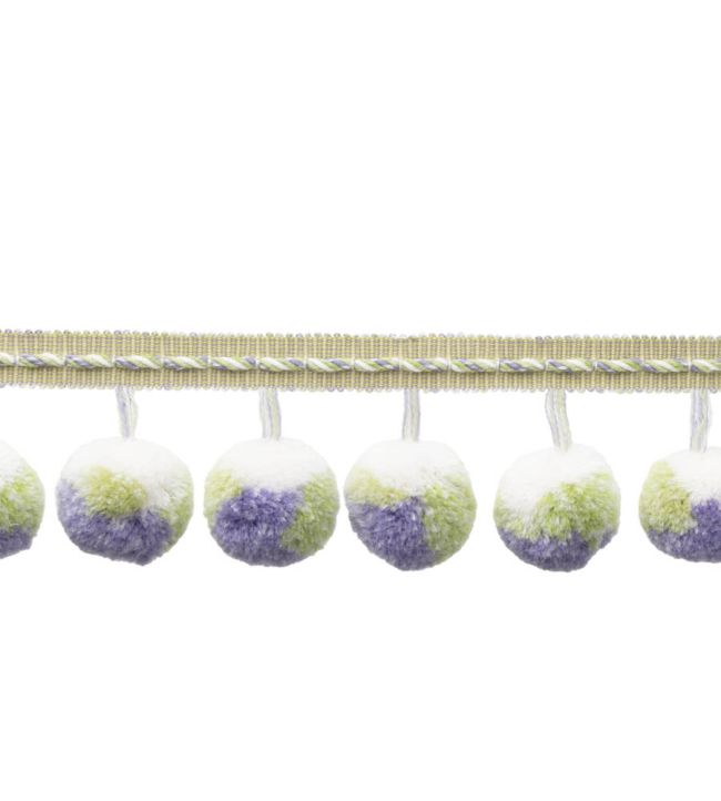 Kaleidoscope Pom Pom Fringe Trimmings in Angelica by Samuel & Sons ...