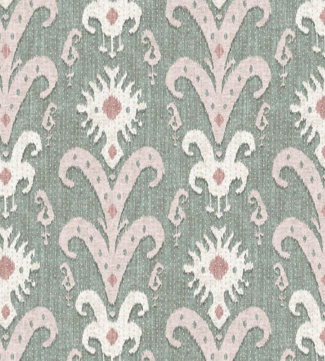 Kanthakat Fabric in Sage Rose by Lewis & Wood | Jane Clayton