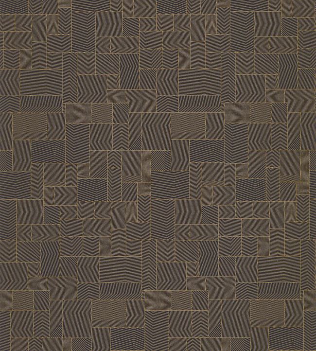 Kensai Wallpaper in Noir Fusain by Casadeco | Jane Clayton