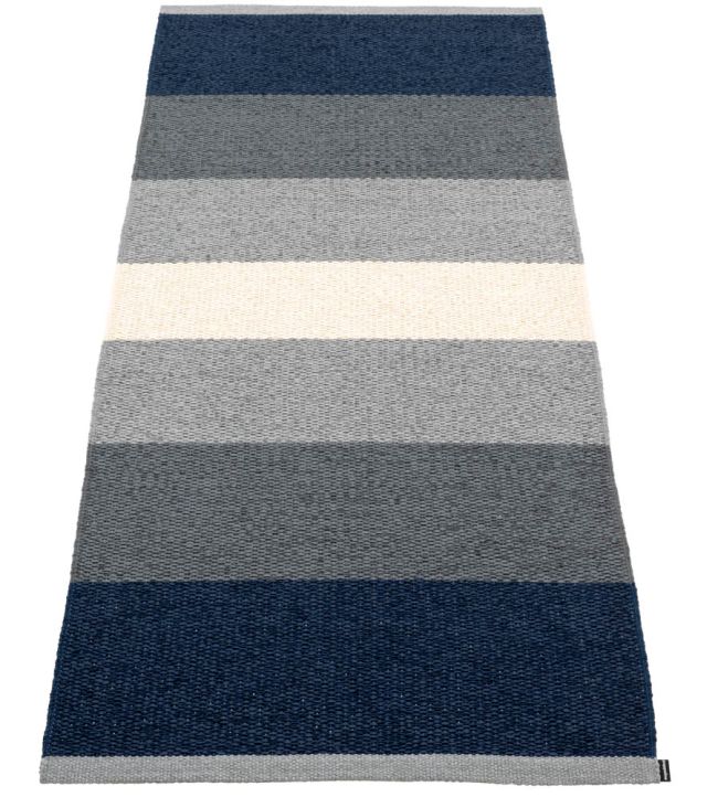 Kim Rug in Dark Blue by Pappelina | Jane Clayton