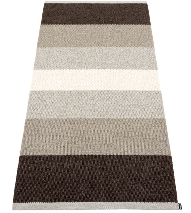 Kim Rug in Dark Brown by Pappelina | Jane Clayton