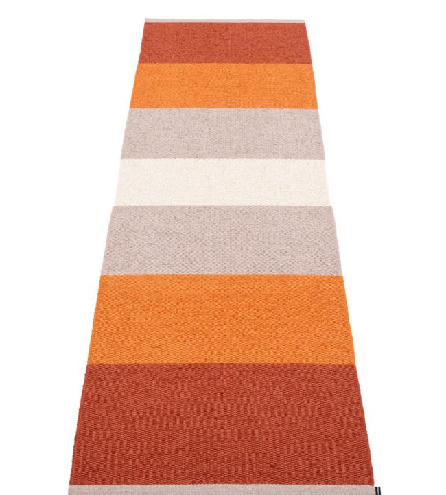 Kim Runner Rug in Brick by Pappelina | Jane Clayton