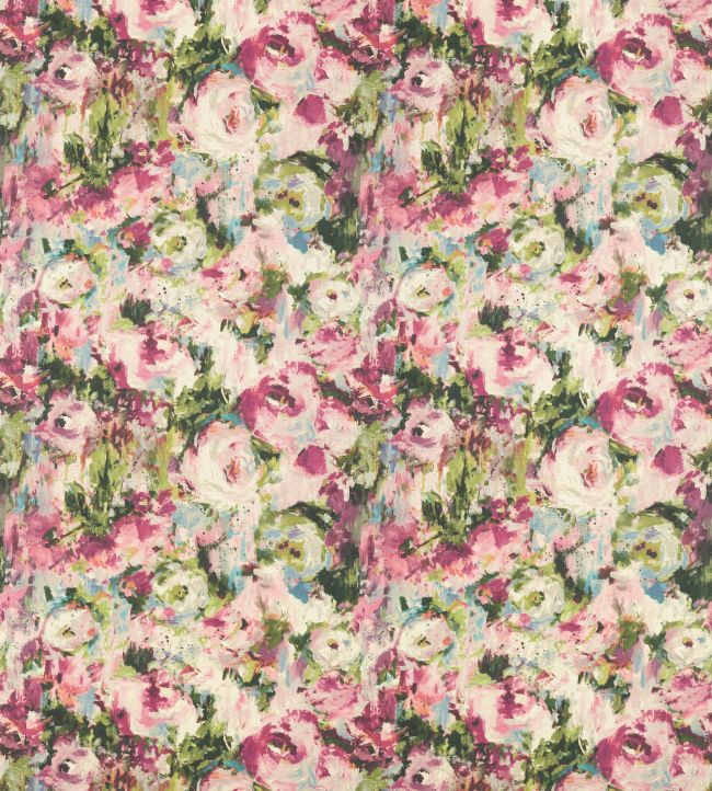 Kingsley Linen Fabric in Multi by Studio G | Jane Clayton