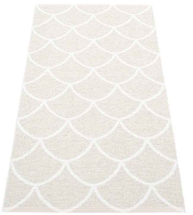Kotte Rug in Fossil Grey/White by Pappelina | Jane Clayton