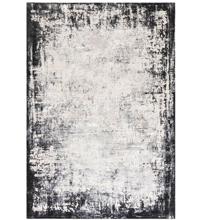 Kuza Border Rug in Grey by Asiatic | Jane Clayton