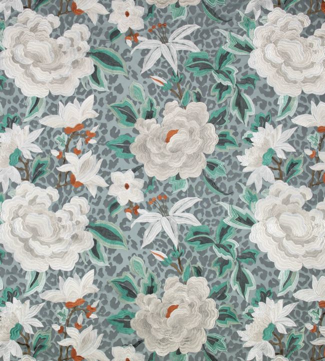 Lavina Fabric in Blue Haze by Temperley London for Romo | Jane Clayton