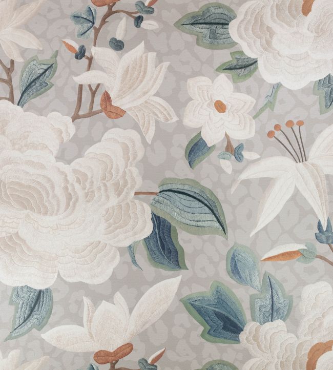 Lavinia Shimmer Wallpaper in Luna by Temperley London for Romo | Jane ...