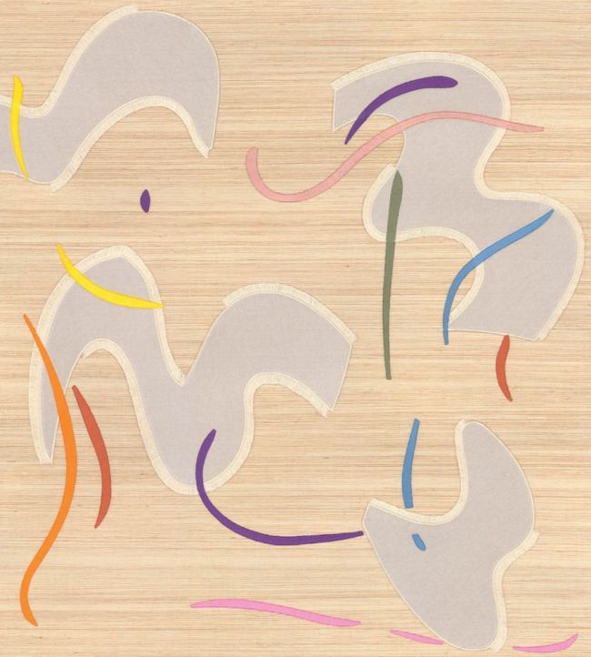 Lazgi Wallpaper in Invitation a la danse by Elitis | Jane Clayton