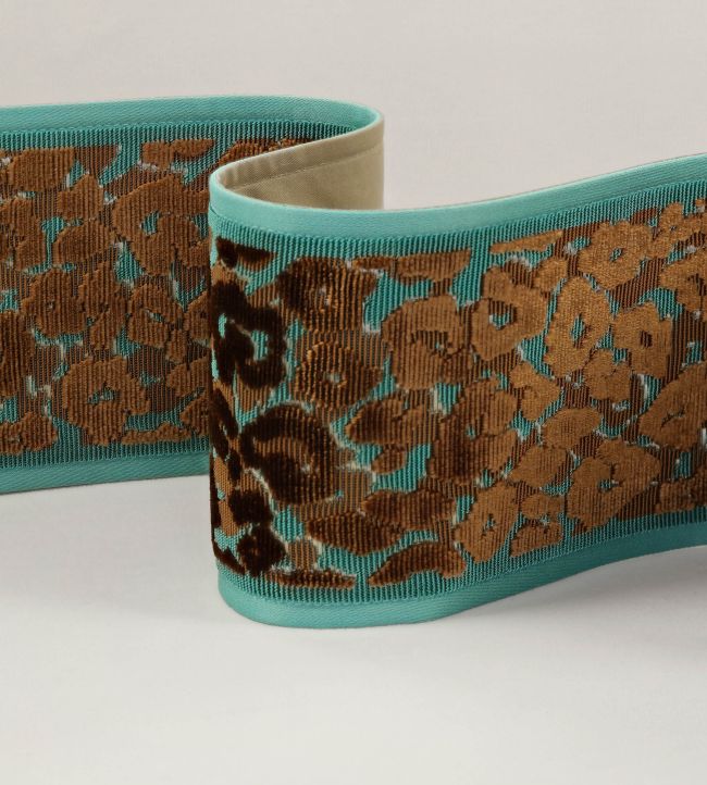 Leopard Velvet Braid Trimmings in Aruba by Temperley London for Romo ...