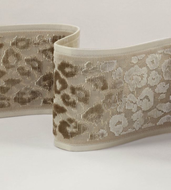 Leopard Velvet Braid Trimmings in Luna by Temperley London for Romo ...