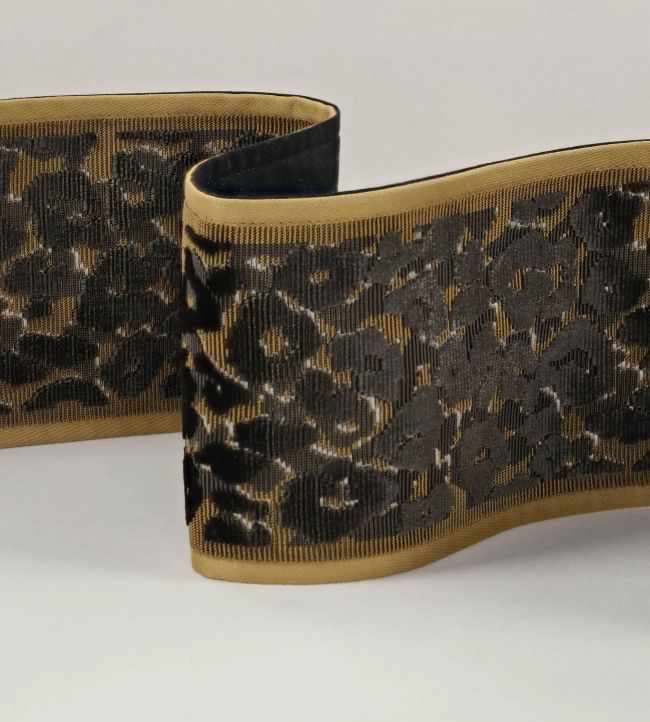 Leopard Velvet Braid Trimmings in Olivette by Temperley London for Romo ...