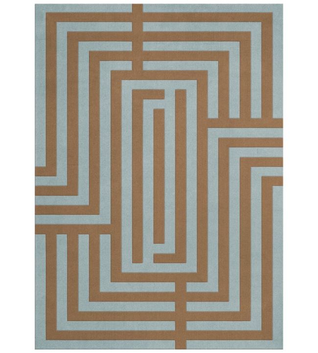 Letters Rug in Teal Umber by Layered | Jane Clayton