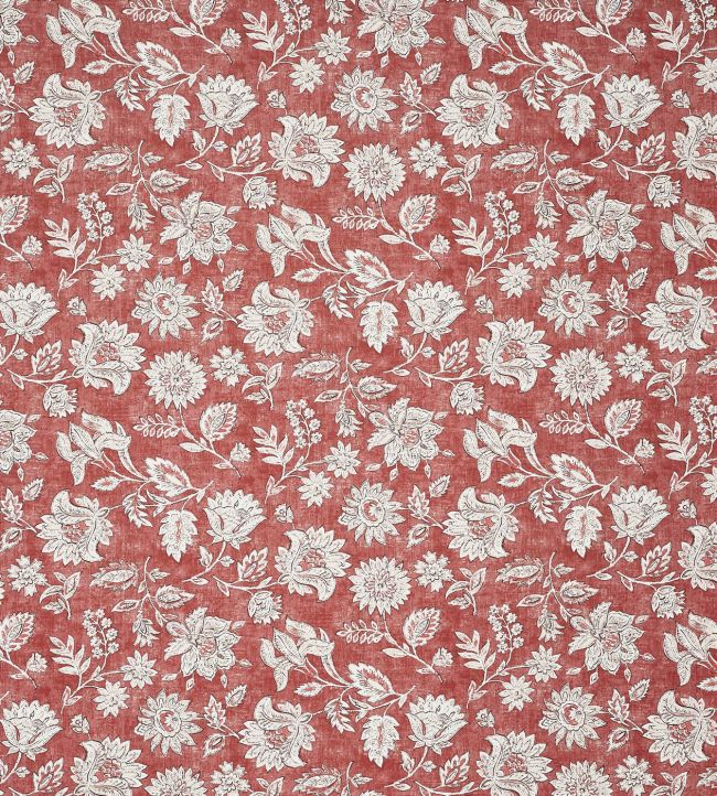 Library Fabric in Cherry by Prestigious Textiles | Jane Clayton