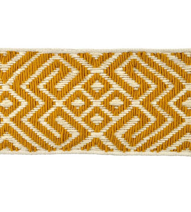 Lima Guipure Braid 65mm Trimmings in Safran by Houles | Jane Clayton