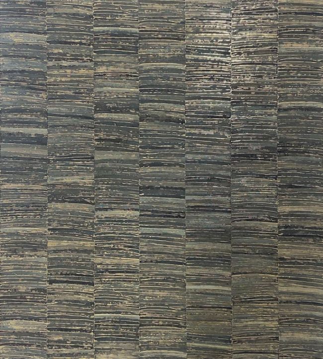 Lirio Wallpaper in Anthracite/Dore by Casamance | Jane Clayton
