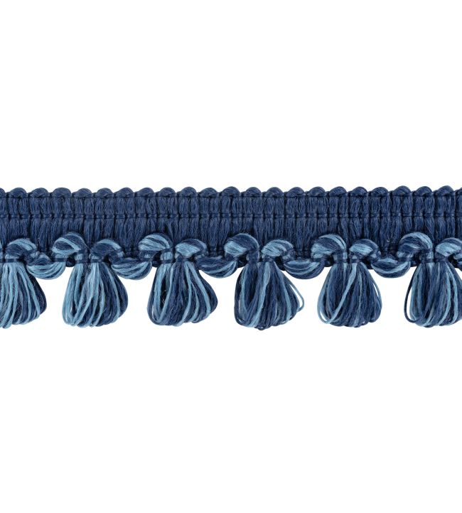 Looped Fringe Trimmings in Indigo by Villa Nova | Jane Clayton