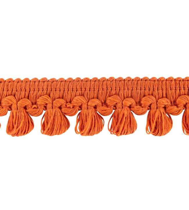 Looped Fringe Trimmings in Pumpkin by Villa Nova | Jane Clayton