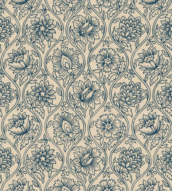 Lotus Fabric in Midnight by The Pure Edit | Jane Clayton