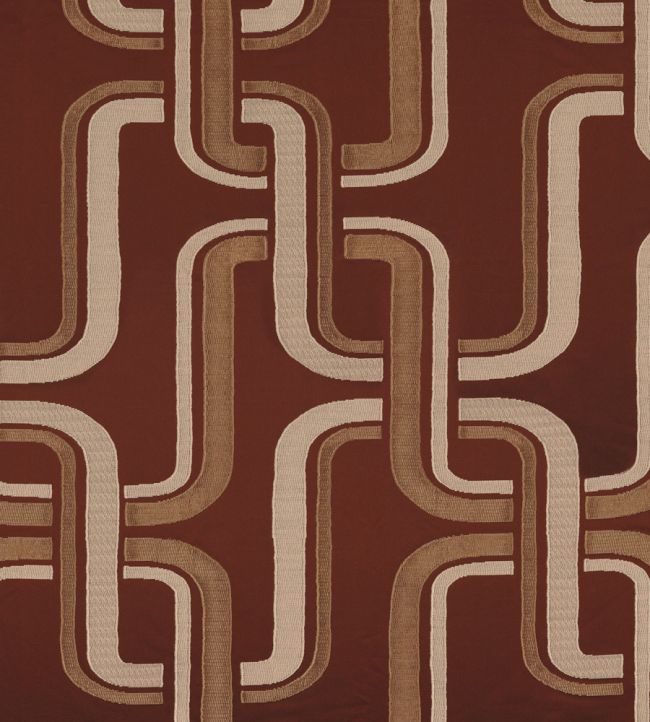 Luminescence Fabric in Acajou by Casamance | Jane Clayton