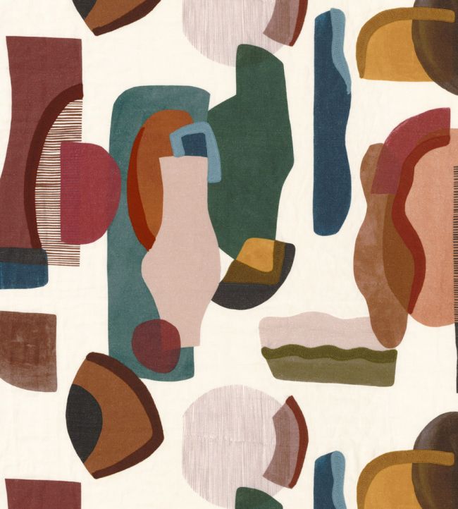 Machaya Fabric in Multicolor by Casamance | Jane Clayton
