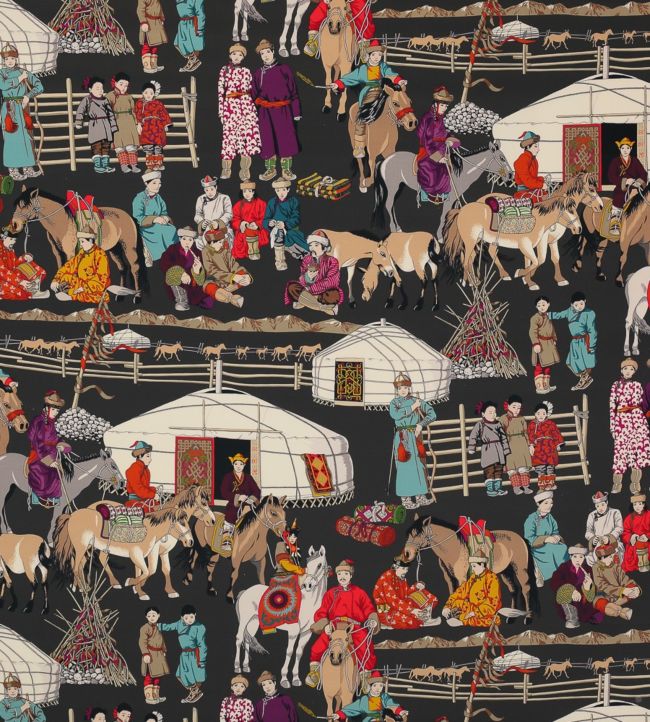 Hazara Fabric by Manuel Canovas in Violine | Jane Clayton