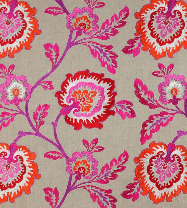 Samira Fabric by Manuel Canovas in Rose Indien | Jane Clayton