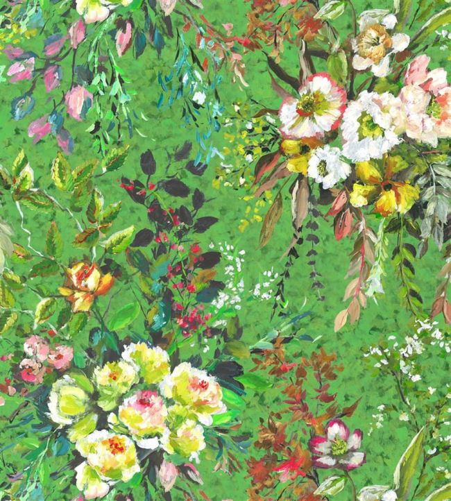 Margaretta Fabric in Emerald by Designers Guild | Jane Clayton