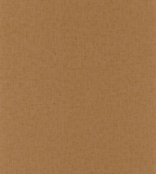 Maroquinerie Wallpaper in Caramel by Casadeco | Jane Clayton