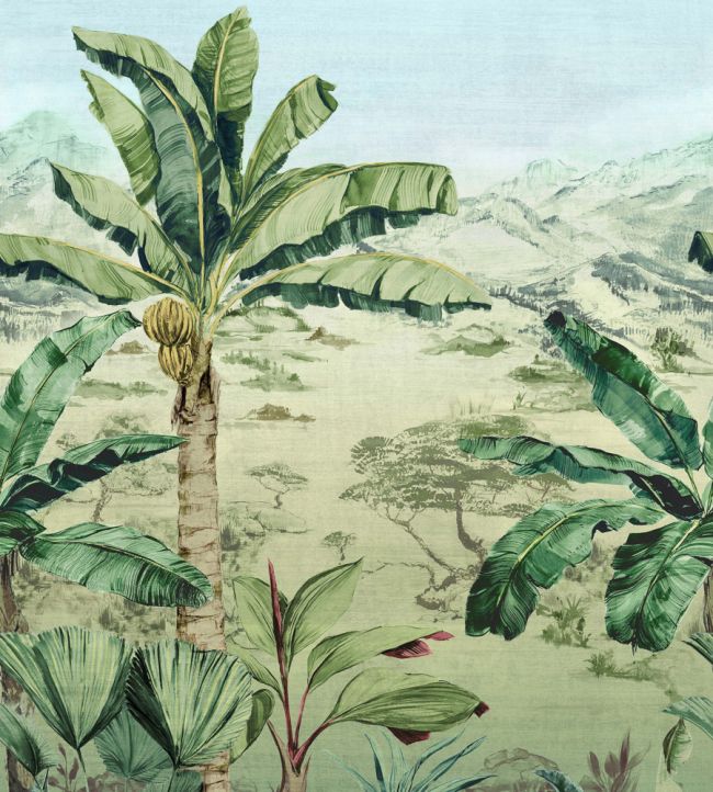 Martinique Wallpaper Mural in 1 by Osborne & Little | Jane Clayton