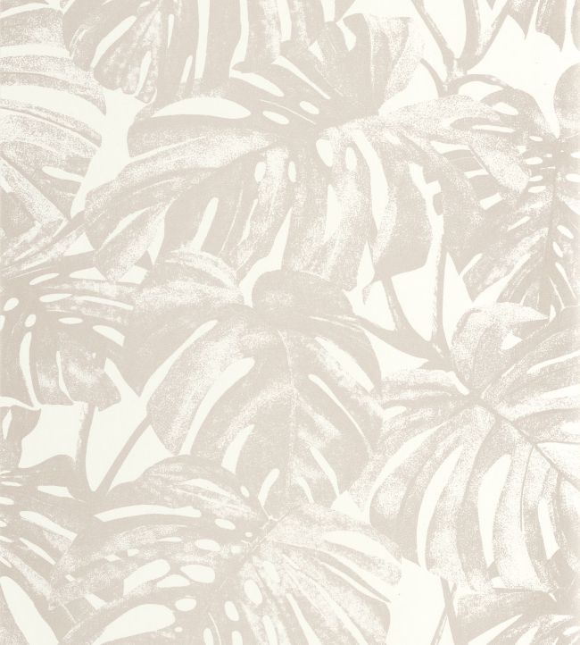 Mata Wallpaper in Beige Ficelle by Casadeco | Jane Clayton