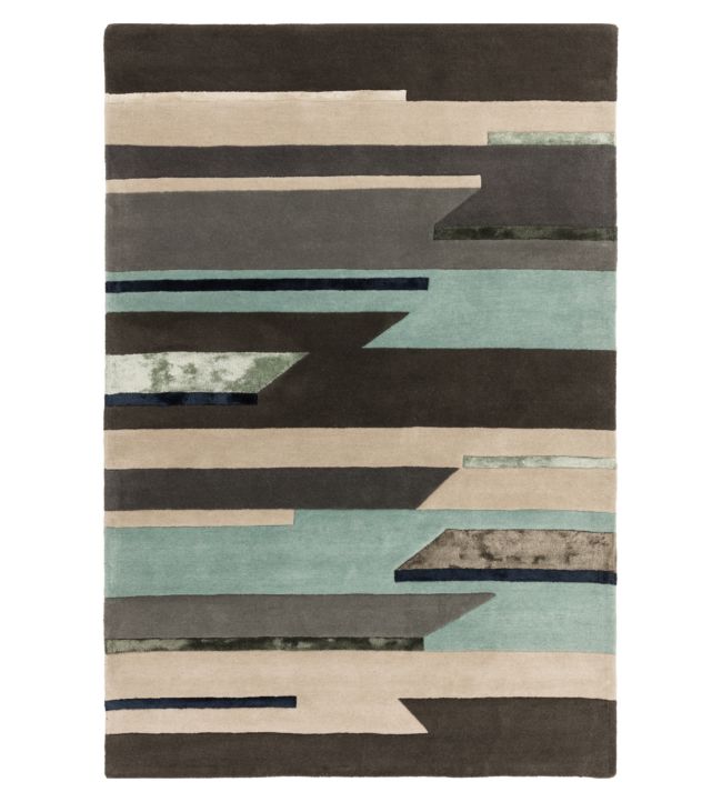 Matrix Rhombus Rug by Asiatic in Blue | Jane Clayton