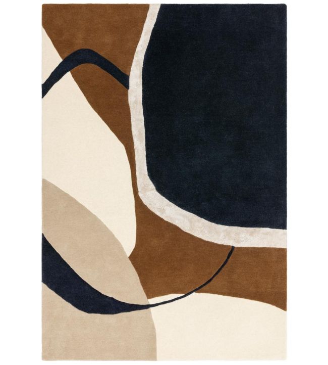 Matrix Signature Rug in Rust 105 by Asiatic | Jane Clayton