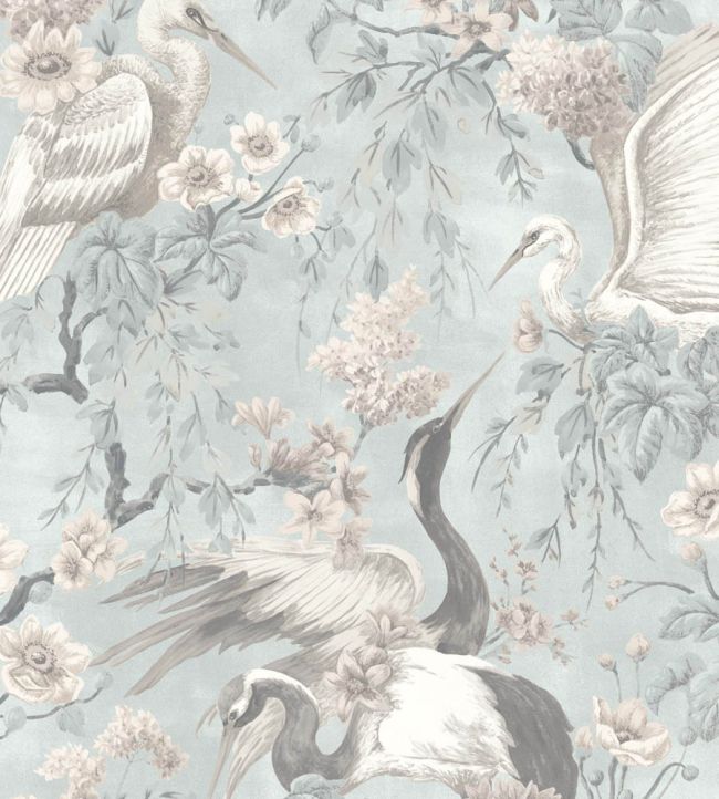 Maurice Wallpaper in Duck Egg Blue by Woodchip & Magnolia | Jane Clayton