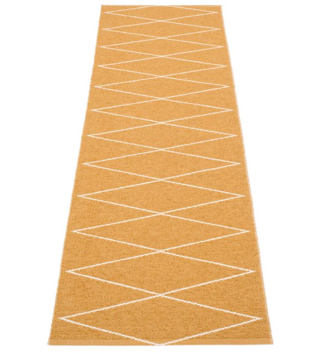 Max Runner Rug in Ochre/Vanilla by Pappelina | Jane Clayton