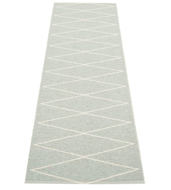 Max Runner Rug in Sage/Vanilla by Pappelina | Jane Clayton