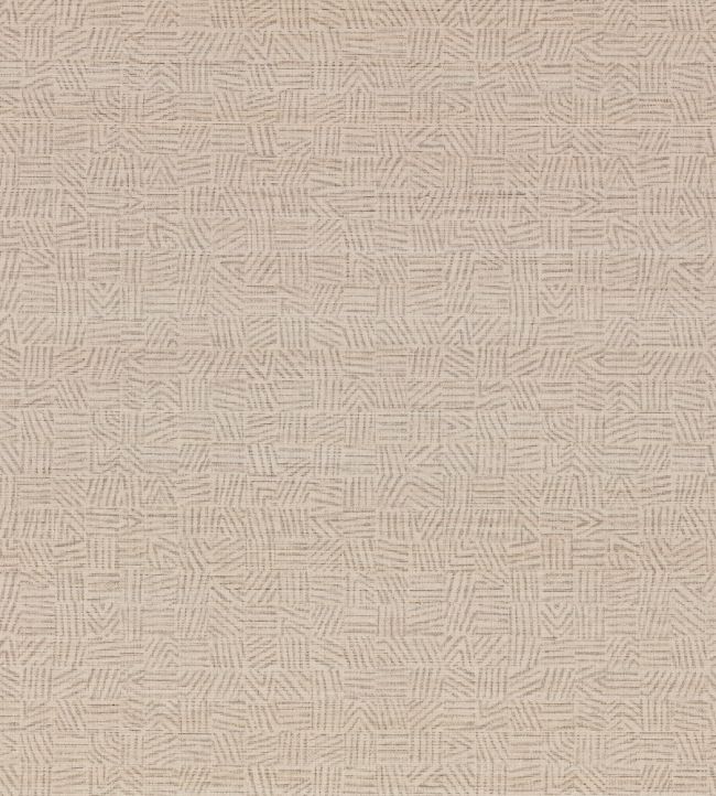 Maze Wallpaper in Alabaster by Mark Alexander | Jane Clayton