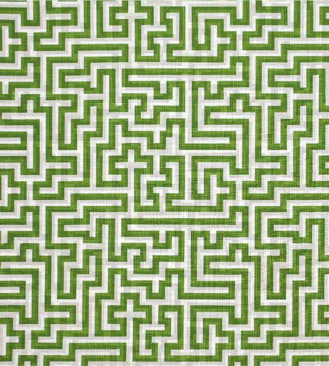 Meander Fabric in Green by Anni Albers for Christopher Farr Cloth ...
