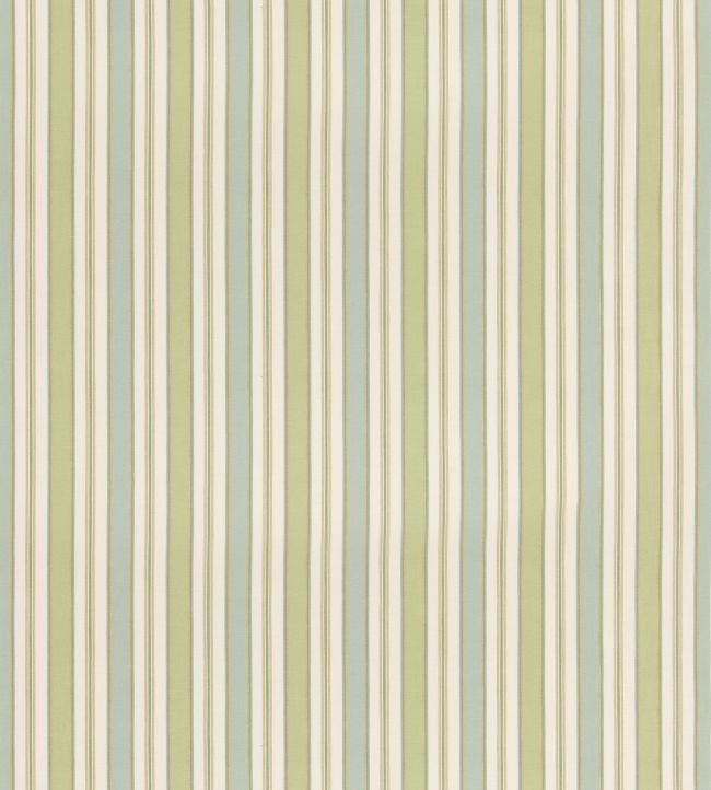 Melbourne Stripe Fabric in Aqua/Green by GP & J Baker | Jane Clayton