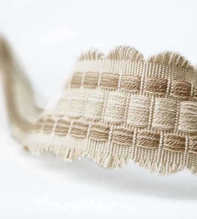 Melmerby Fan Braid Trimmings in Parchment by Sanderson | Jane Clayton