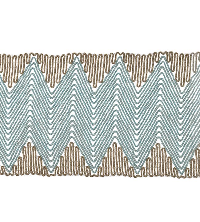 Mexico Guipure Braid 60mm Trimmings in Ciel by Houles | Jane Clayton