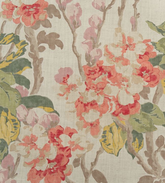 Midsummer Fabric in Stone by Andrew Martin | Jane Clayton