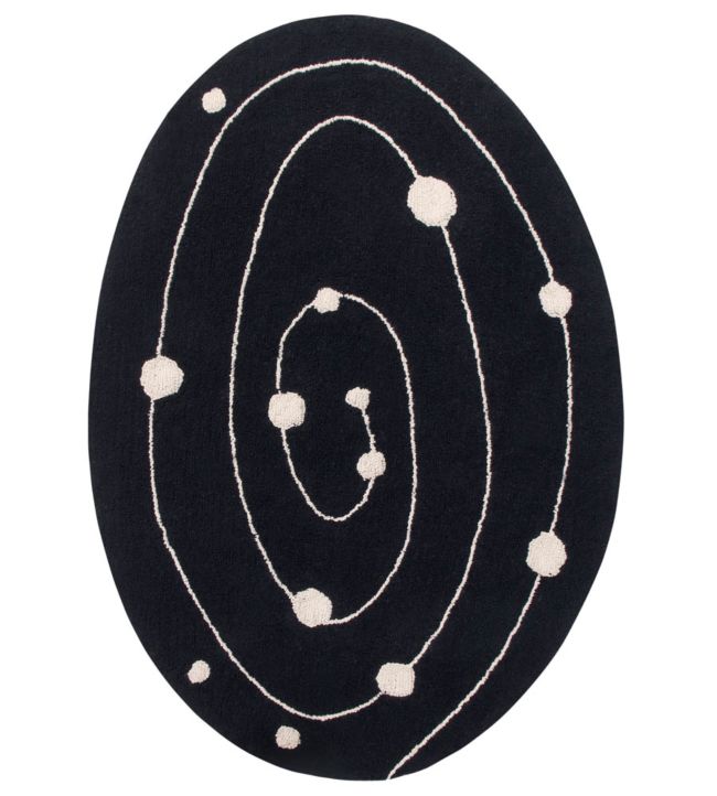 Milky Way Rug by Lorena Canals in Black & White | Jane Clayton