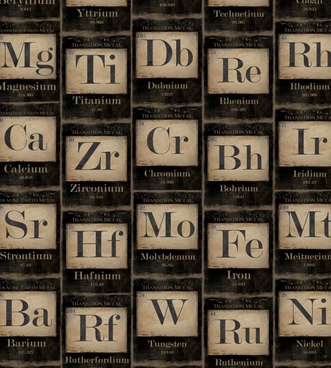 Periodic Table of Elements Wallpaper by MINDTHEGAP in Black | Jane Clayton