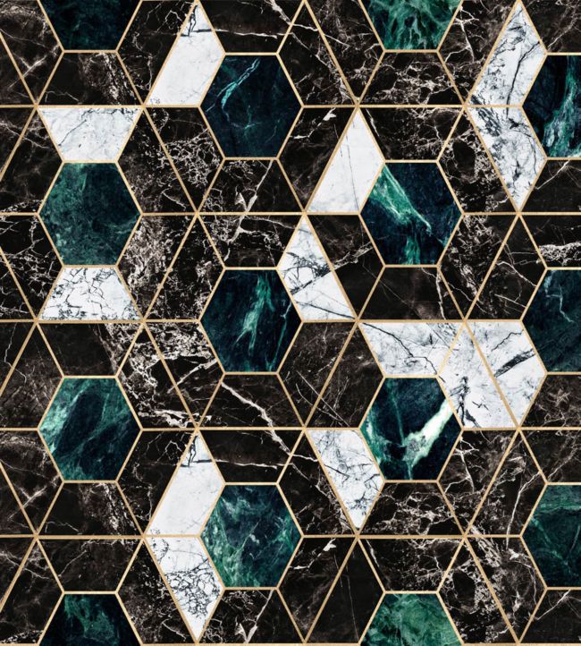 Hexa Wallpaper by MINDTHEGAP in Onyx | Jane Clayton
