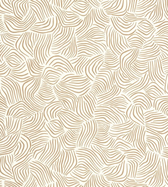 Mirage Wallpaper in Beige Irise by Caselio | Jane Clayton