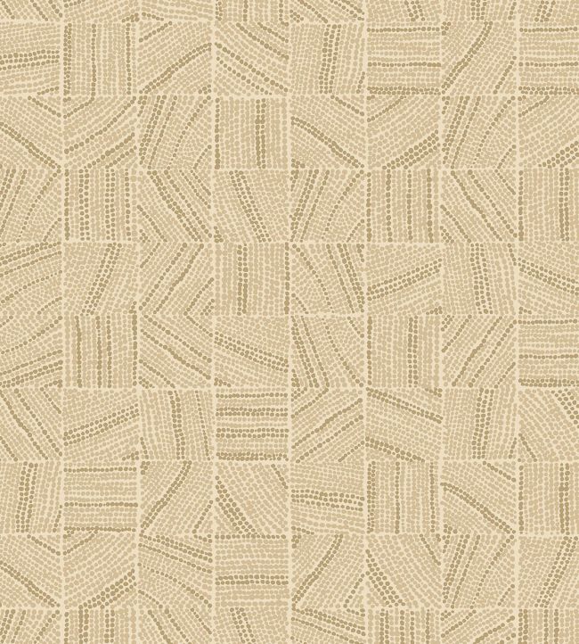 Mismatched Tiles Wallpaper in Beige/Sand by Eijffinger | Jane Clayton