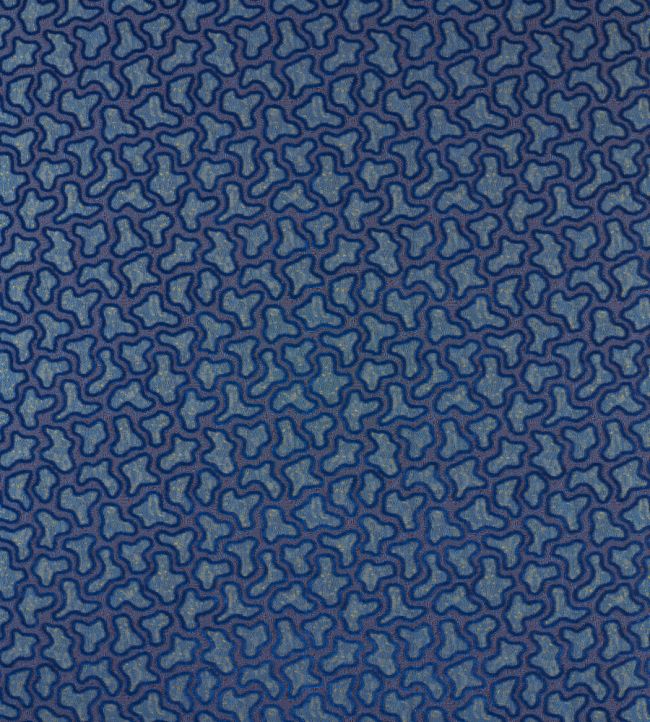 Molten Fabric in Lapis/Cinnabar by Harlequin | Jane Clayton