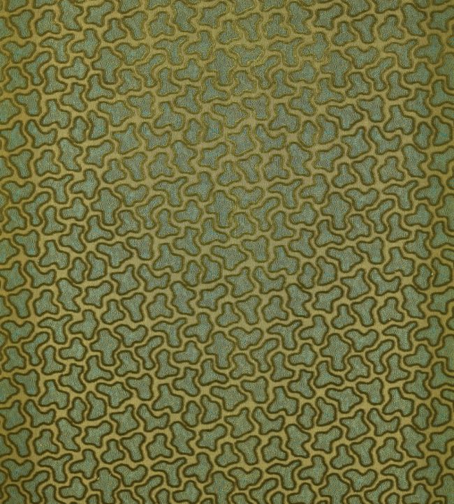 Molten Fabric in Moldavite/Emerald by Harlequin | Jane Clayton