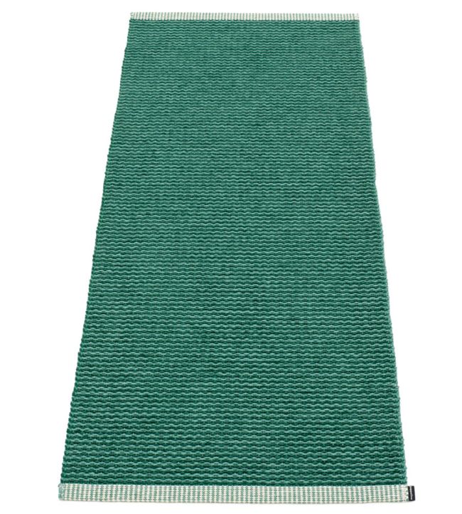 Mono 180 x 220cm Rug in Dark Green/Jade by Pappelina | Jane Clayton